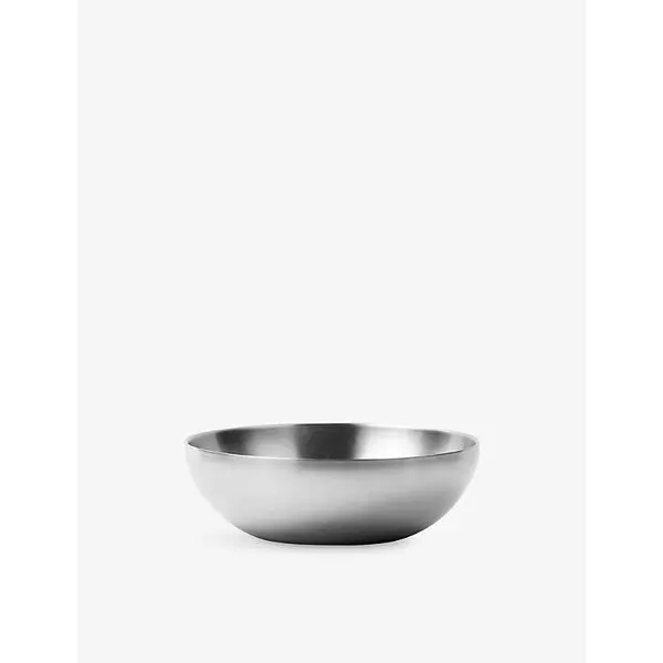 SERVICE PROJECTS 02 Oval Stainless-steel Bowl - Silver