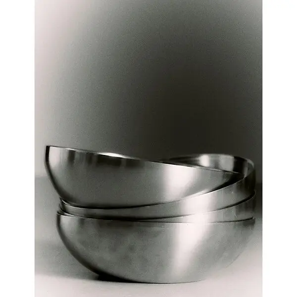 SERVICE PROJECTS 02 Oval Stainless-steel Bowl