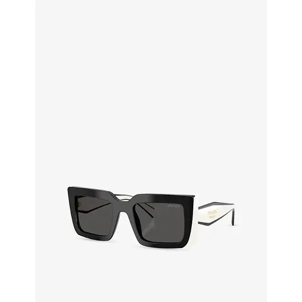 Prada Square Frame Acetate Sunglasses