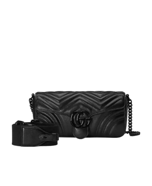Gucci Gg Marmont Chain Linked Shoulder Bag