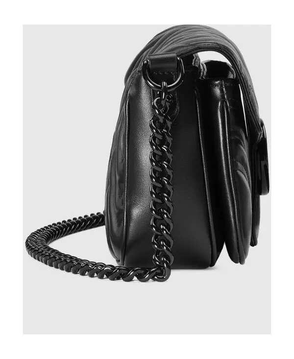 Gucci Gg Marmont Chain Linked Shoulder Bag