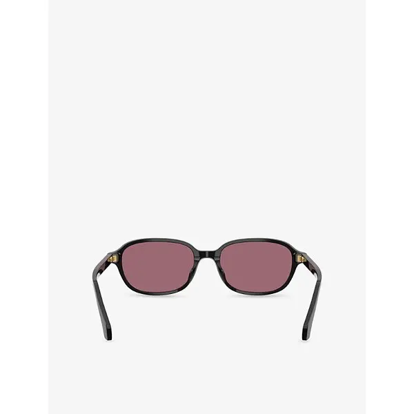 Versace Rectangle Acetate Sunglasses