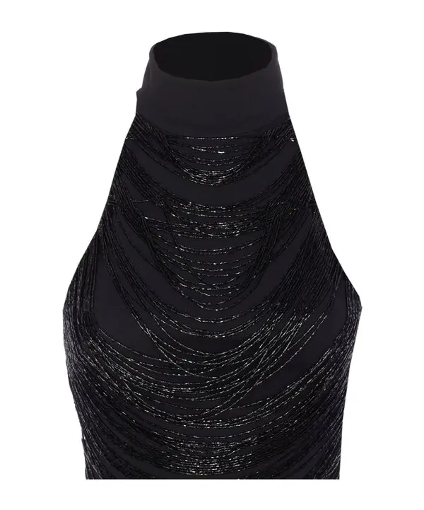 Solace London Portia Embellished Maxi Dress