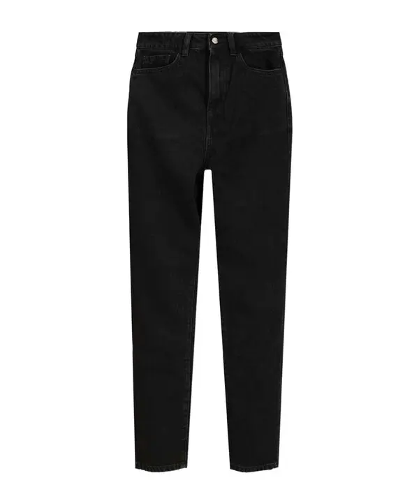 ICON DENIM LOS ANGELES Rory High-waisted Jeans - Black