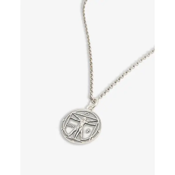 SERGE DENIMES Vitruvian Sterling Pendant Necklace