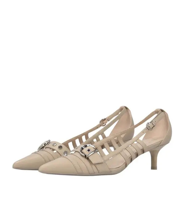 Pinko Multi-straps Leather Pumps