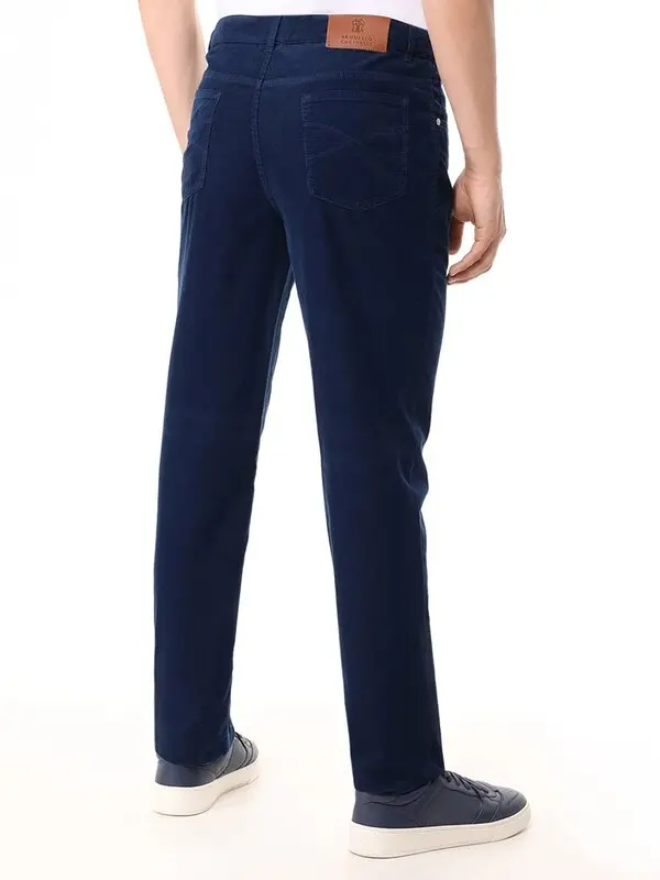 Brunello Cucinelli Belt Loop Corduroy Pants