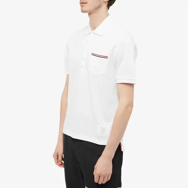 Thom Browne Logo Pocket Polo Shirt