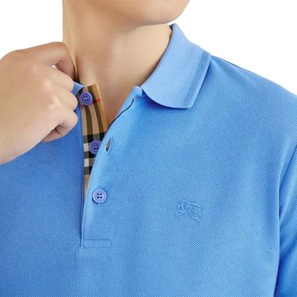 Burberry Pull-down Short-sleeved Polo Shirt