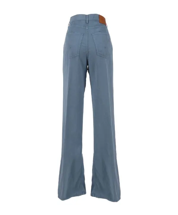 DONDUP High Waist Wide Leg Jeans - Blue