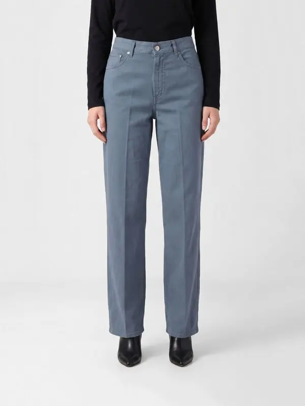 DONDUP High Waist Wide Leg Jeans - Blue