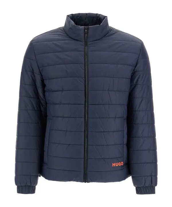 Hugo Boss Padded Zip Jacket With Logo