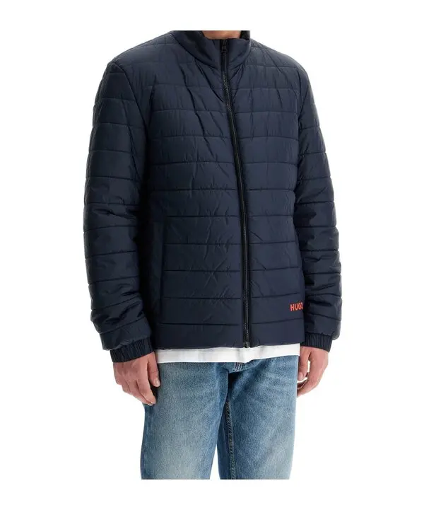 Hugo Boss Padded Zip Jacket With Logo