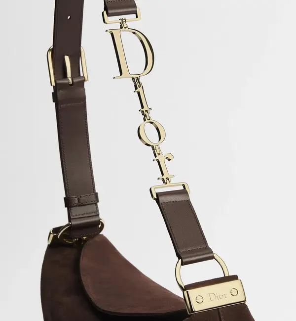 Dior Medium Ly Bag - Chocolate-colored