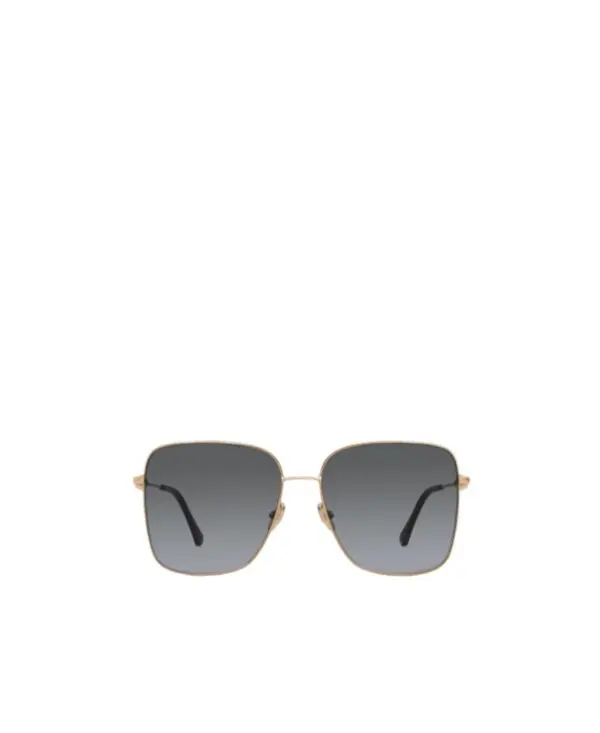 JIMMY CHOO Hester Square Frame Sunglasses - Black