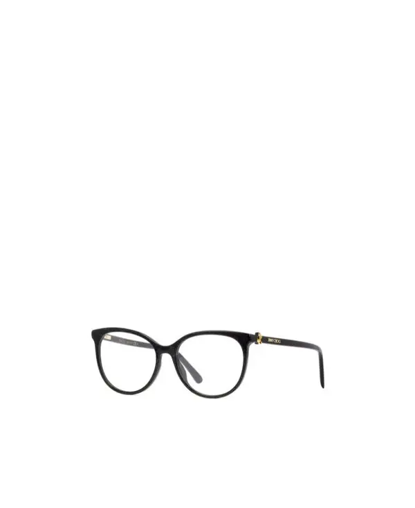 JIMMY CHOO Round Frame Eyeglasses With Logo Detail