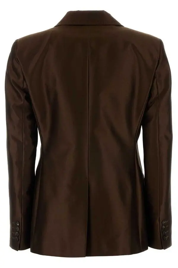 Max Mara Double-breasted Long Sleeve Blazer