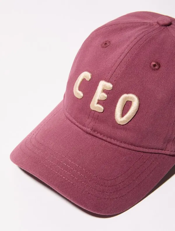 MAXCO. Max&co. Baseball Cap With Embroidered Logo