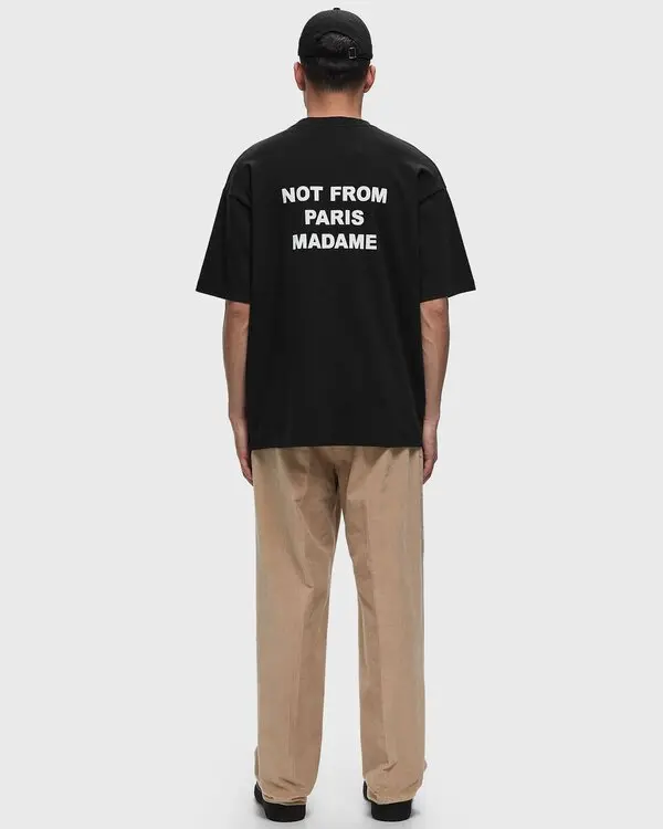 Drole De Monsieur Drôle De Not From Paris Print T-shirt - Black