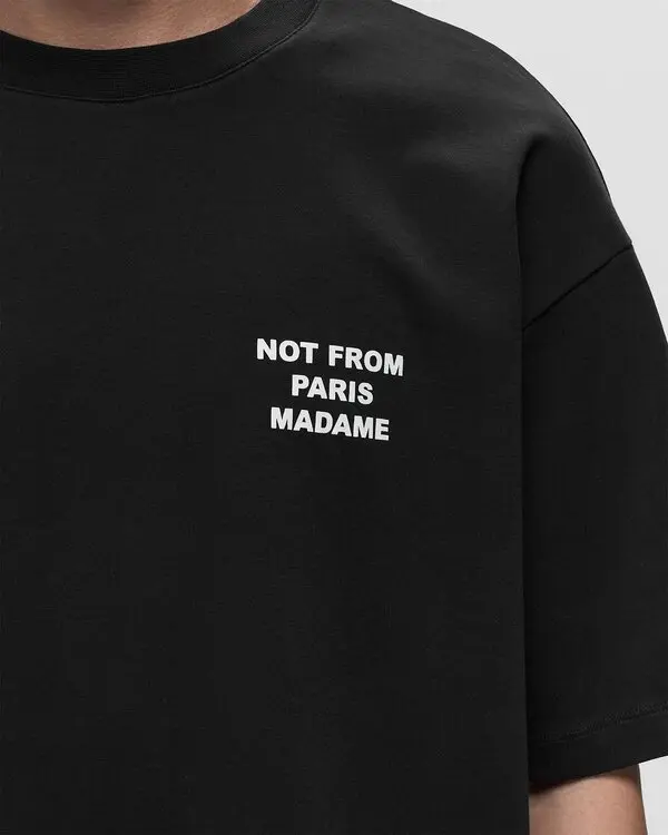 Drole De Monsieur Drôle De Not From Paris Print T-shirt - Black