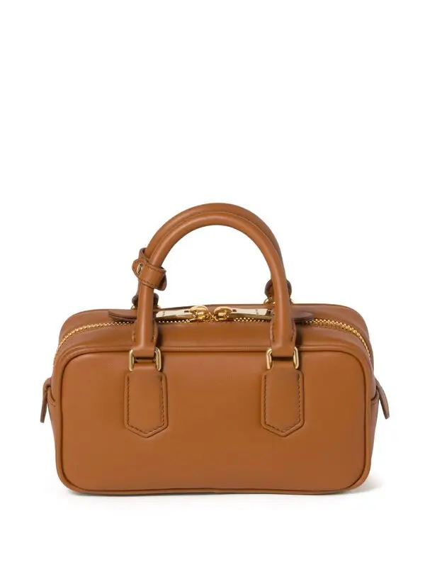 Miu Miu Zipper Shoulder Bag - Brown