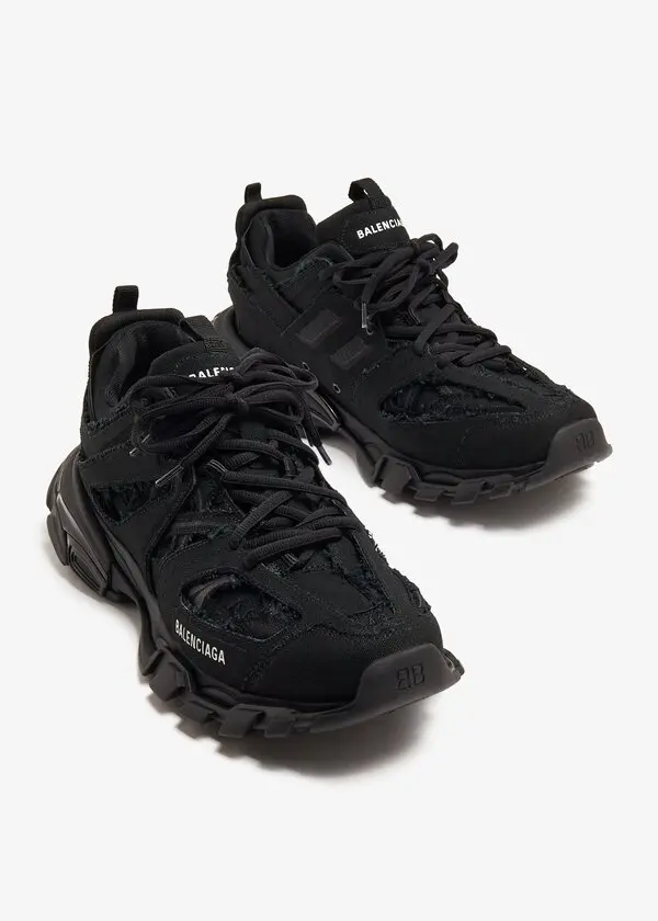 Balenciaga Track Low Top Sneakers - Black