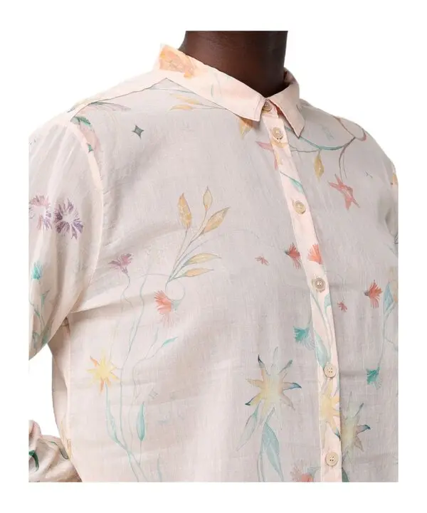 FORTE_FORTE Long-sleeve Floral Print Shirt