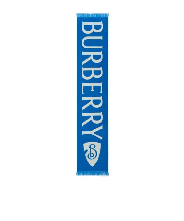 Burberry Logo Wool Scarf