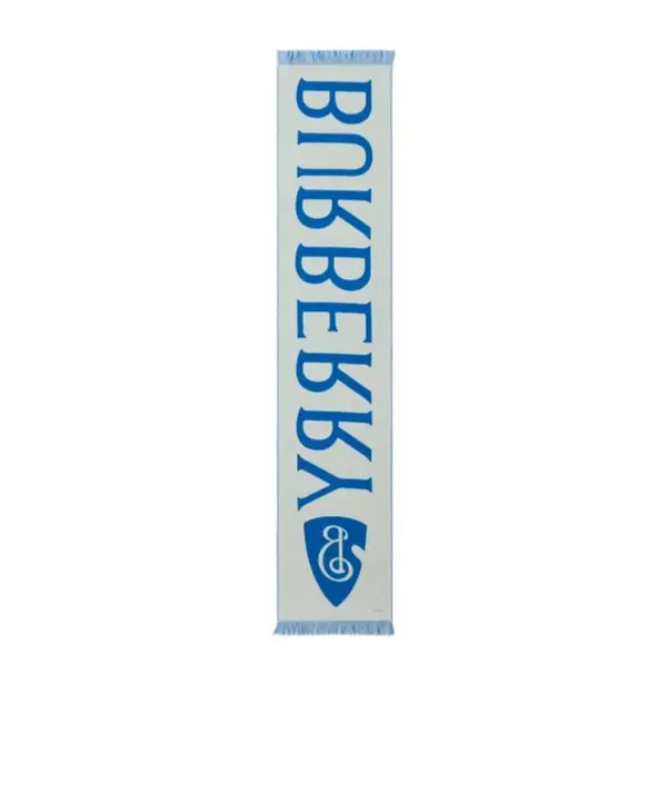Burberry Logo Wool Scarf