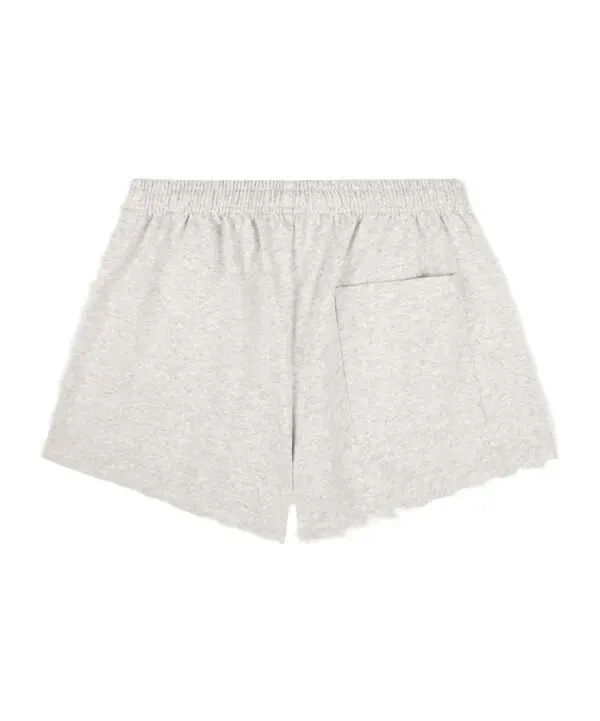 SPORTY  RICH Sporty & Rich Elastic Waist Shorts With 'beverly Hills' Print