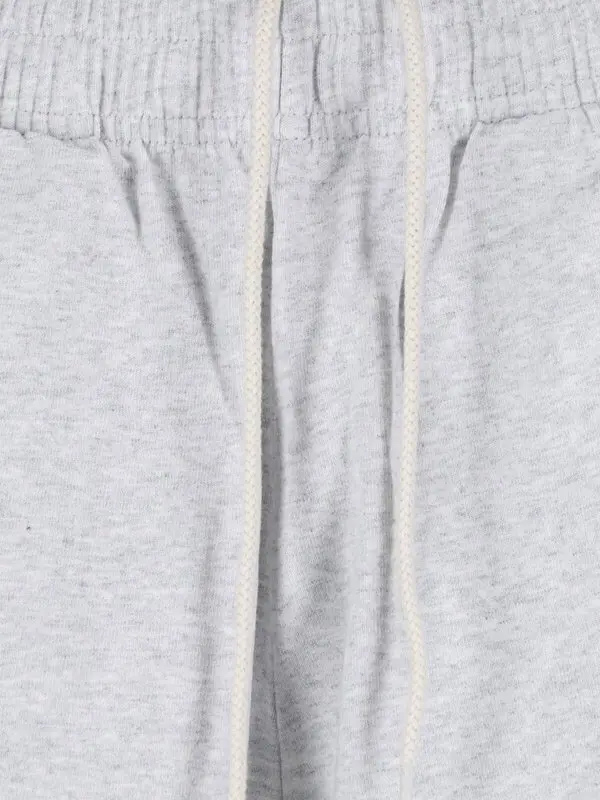 SPORTY  RICH Sporty & Rich Elastic Waist Shorts With 'beverly Hills' Print
