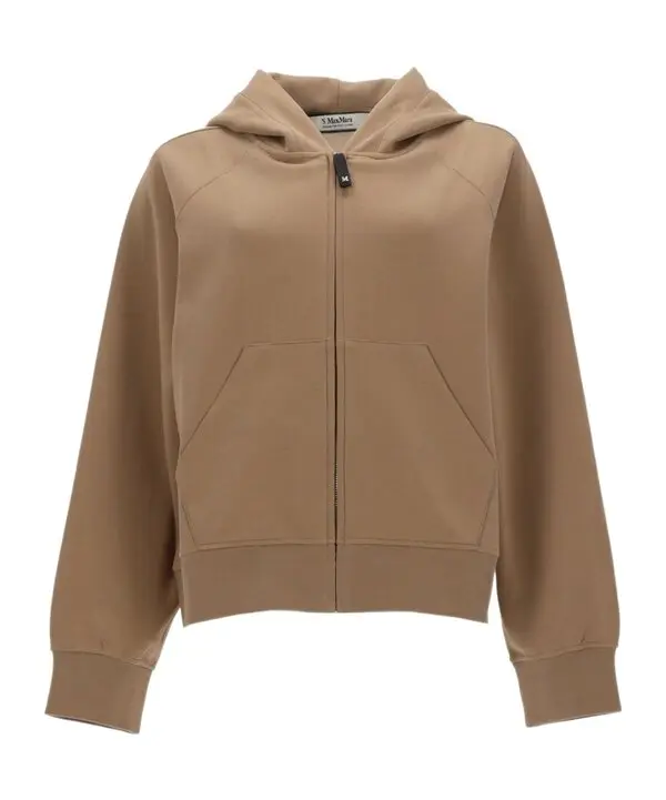 Max Mara Smalmalma Zip-up Hoodie - Brown