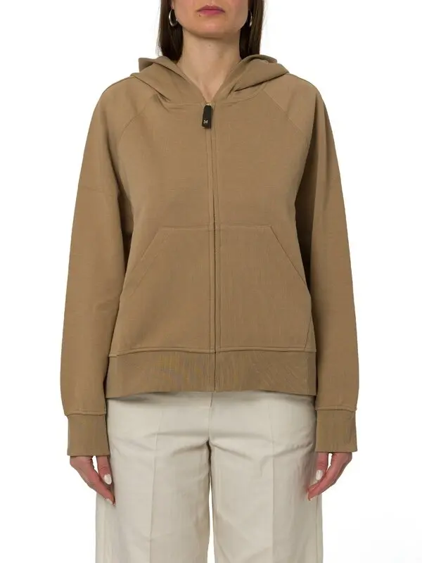 Max Mara Smalmalma Zip-up Hoodie - Brown