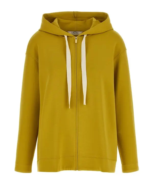 Max Mara Doria Zipped Hoodie - Lemon