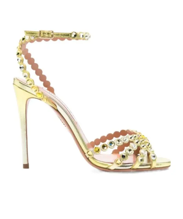 AQUAZZURA Tequila Embellished Sandals