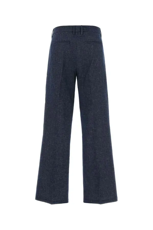 Max Mara Pressed-crease Wide-leg Jeans