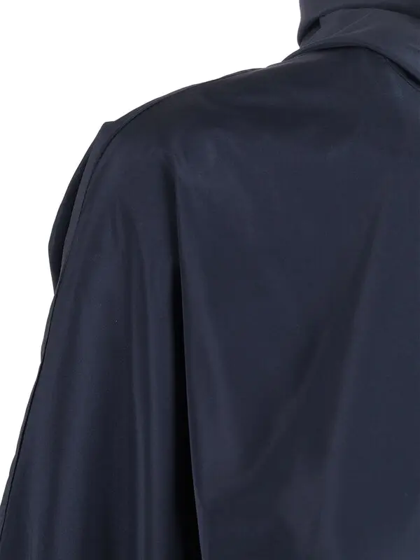 Max Mara Technical Taffeta Hooded Coat