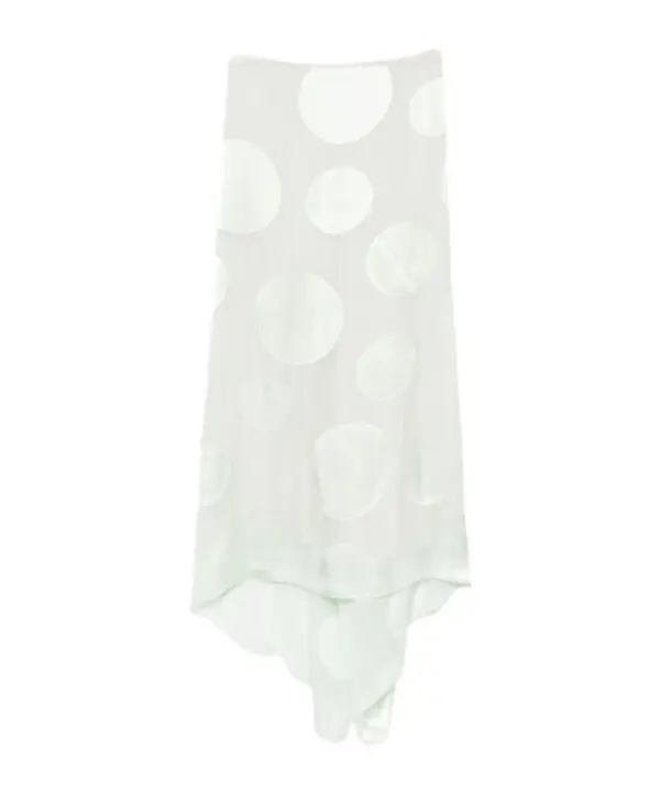 Dries Van Noten Asymmetrical Skirt - White