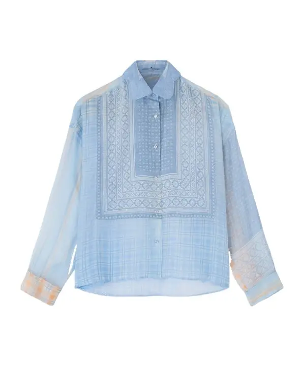 Ermanno Scervino Boxy Printed Shirt