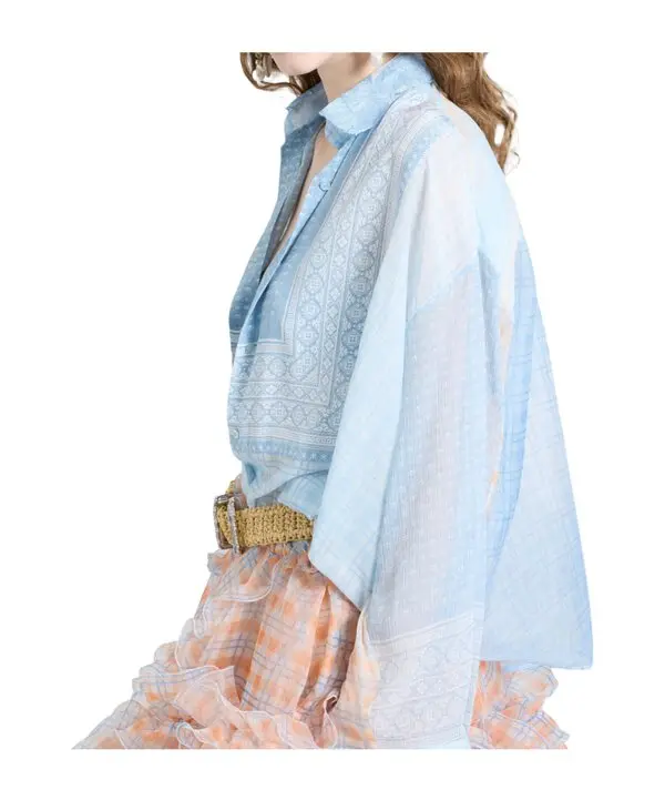 Ermanno Scervino Boxy Printed Shirt