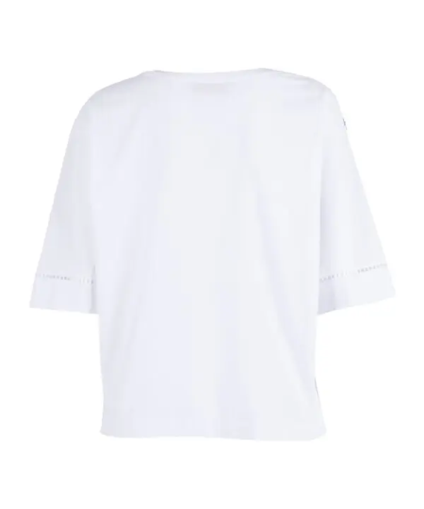 Ermanno Scervino Floral Print V-neck Short Sleeve T-shirt