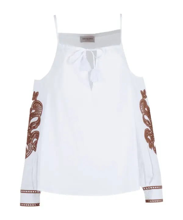 Ermanno Scervino Long-sleeved T-shirt - White