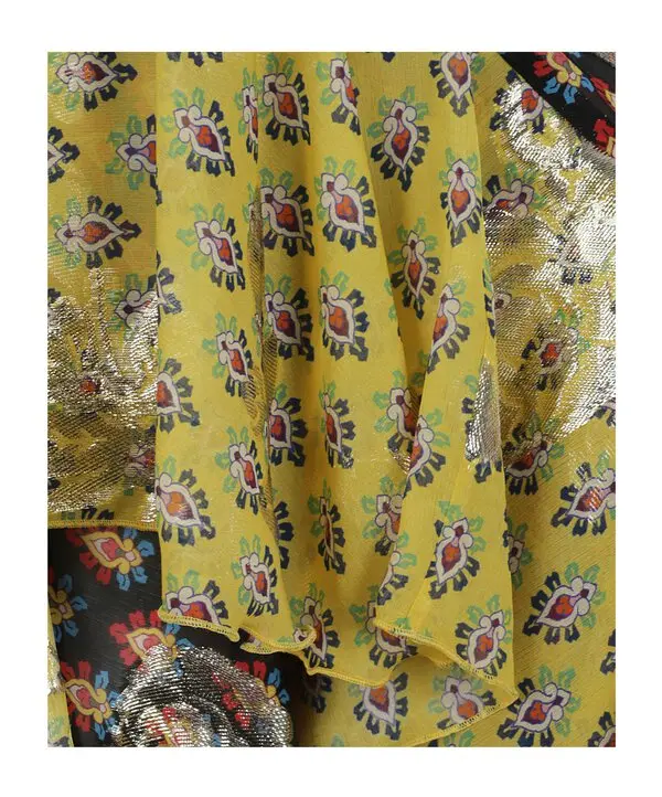 Etro Ruffle Detailed V-neck Blouse