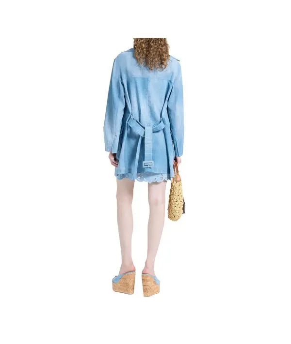 Ermanno Scervino Belted Jacket With Tassel Embellishments