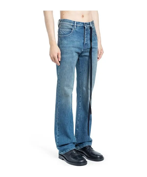 ANN DEMEULEMEESTER Belted Flare Jeans