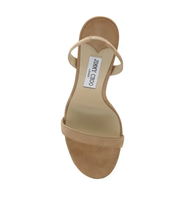 JIMMY CHOO Jenn 100 Sandals - Chai