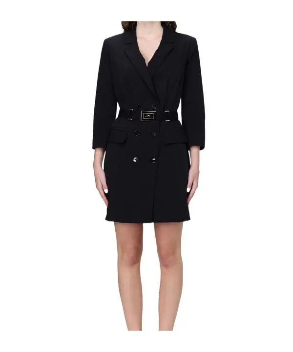 Elisabetta Franchi Belted Blazer Dress