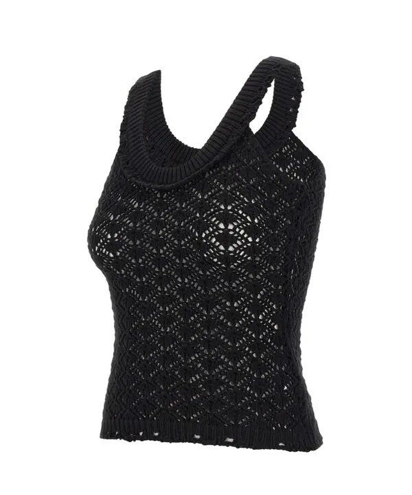 Blumarine Crochet Tank Top