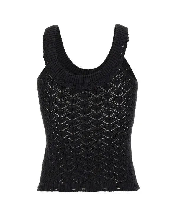 Blumarine Crochet Tank Top