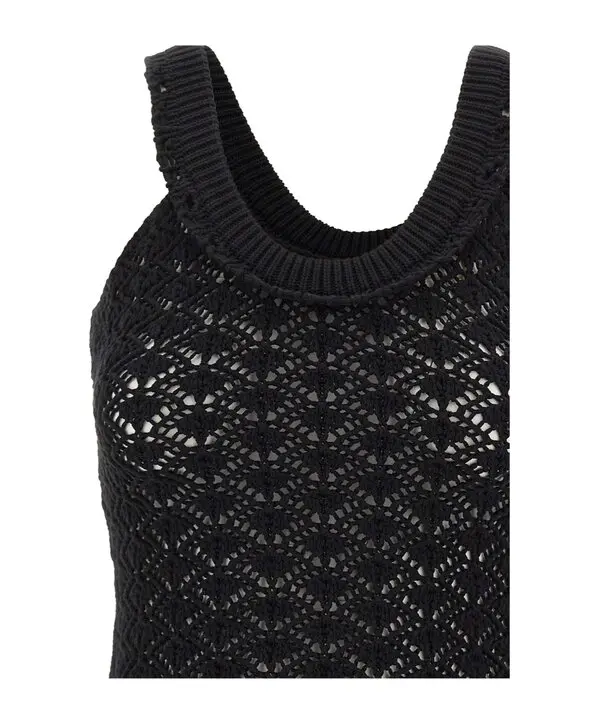 Blumarine Crochet Tank Top